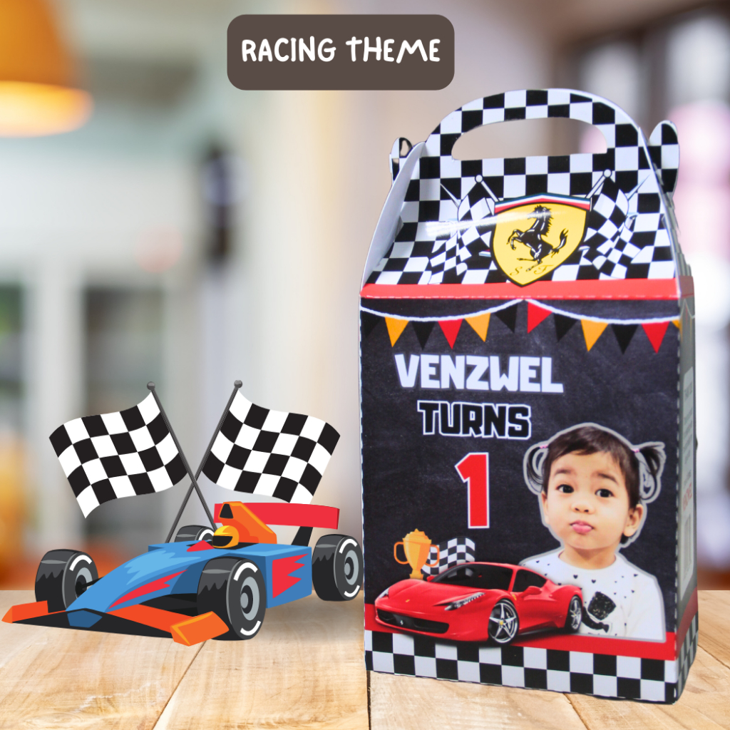 Racing theme lootbox personalized customized | Shopee Philippines