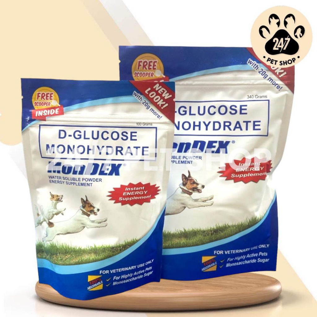 120g 360g Mondex Dextrose Powder Glucose Monohydrate All Stages Dog ...