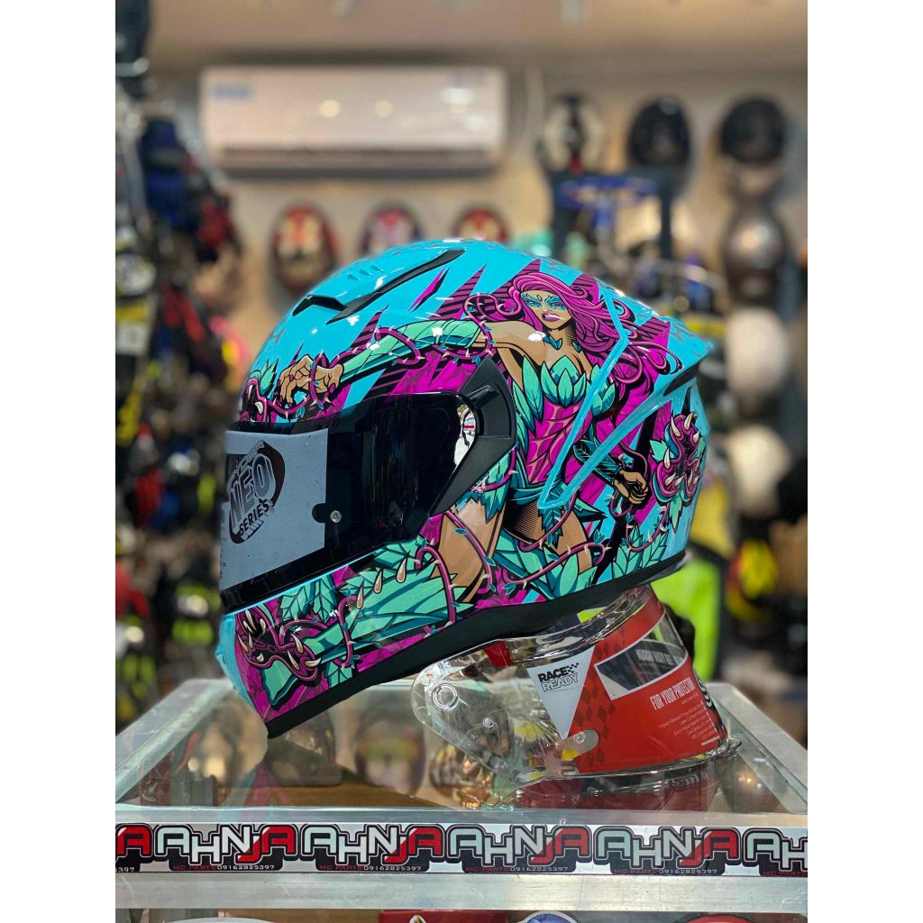 SPYDER STRIKE VIXEN DUAL VISOR FULLFACE HELMET WITH FREE LENS | Shopee ...