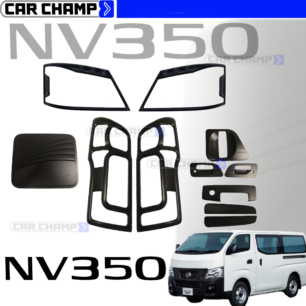 Nissan NV350 2018 to 2023 15 AND 18 STR STD Garnish Combo Set cover ...