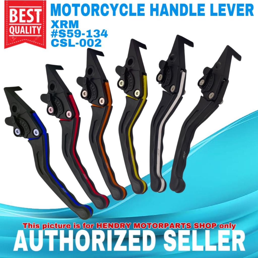CSL RIGHT BRAKE AND CLUTCH HANDLE LEVER FOR HONDA XRM / WAVE125 TWO-TONE COLOR MOTORCYCLE ...