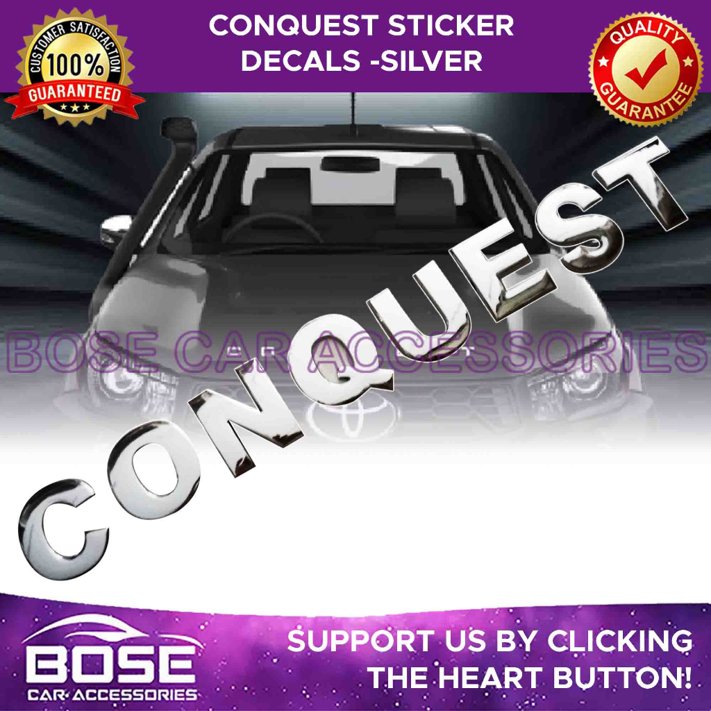 Car Hood Emblem Sticker for Toyota Hilux Conquest Decals | Shopee ...