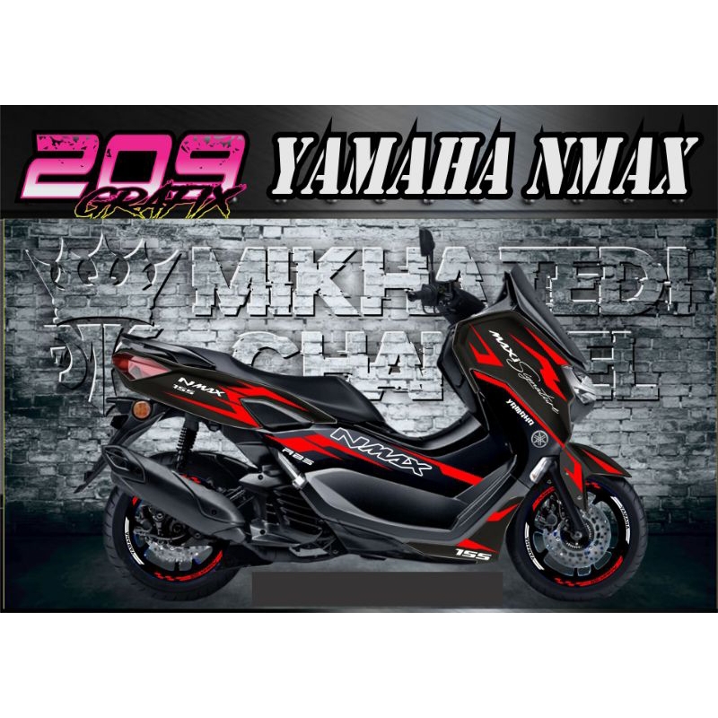Yamaha Nmax decals sticker, Laminated | Shopee Philippines