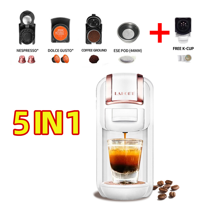LAhome Smart Capsule Coffee Maker Machine 6 In 1 Espresso Nespresso ...