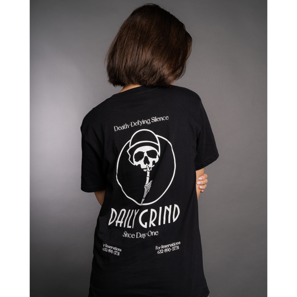 DAILY GRIND SILENCE TSHIRT BLACK | Shopee Philippines