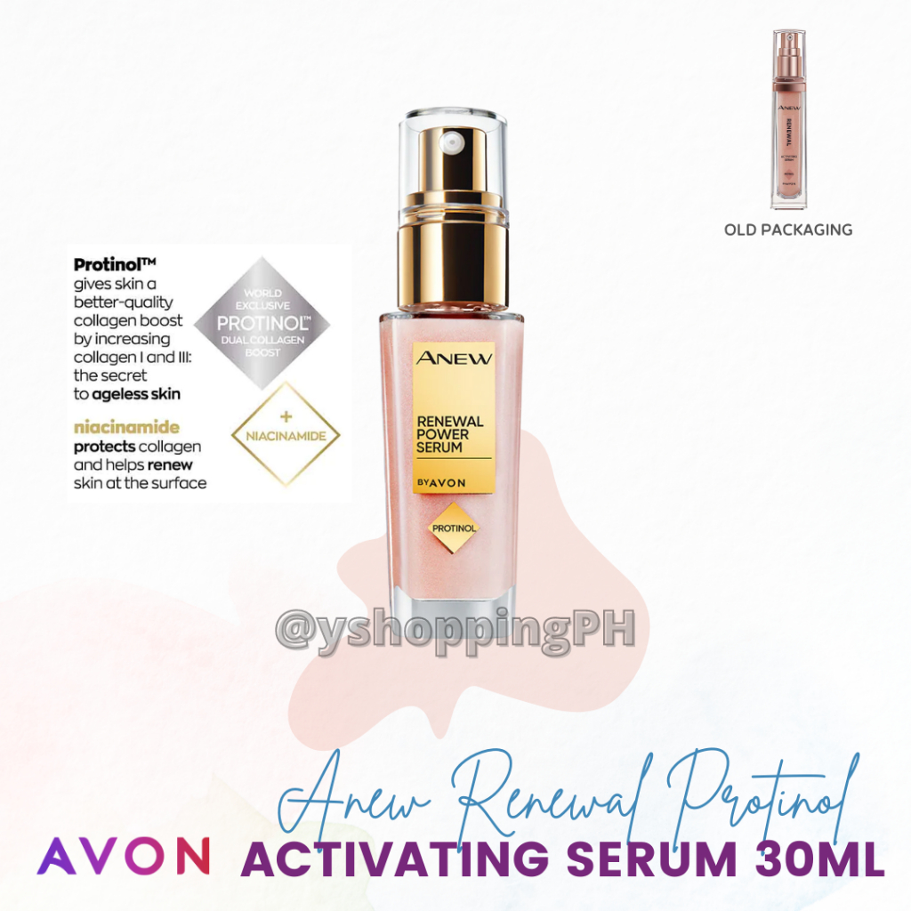 AVON Anew Renewal Activating Serum Protinol 30mL Plumping Shots ...