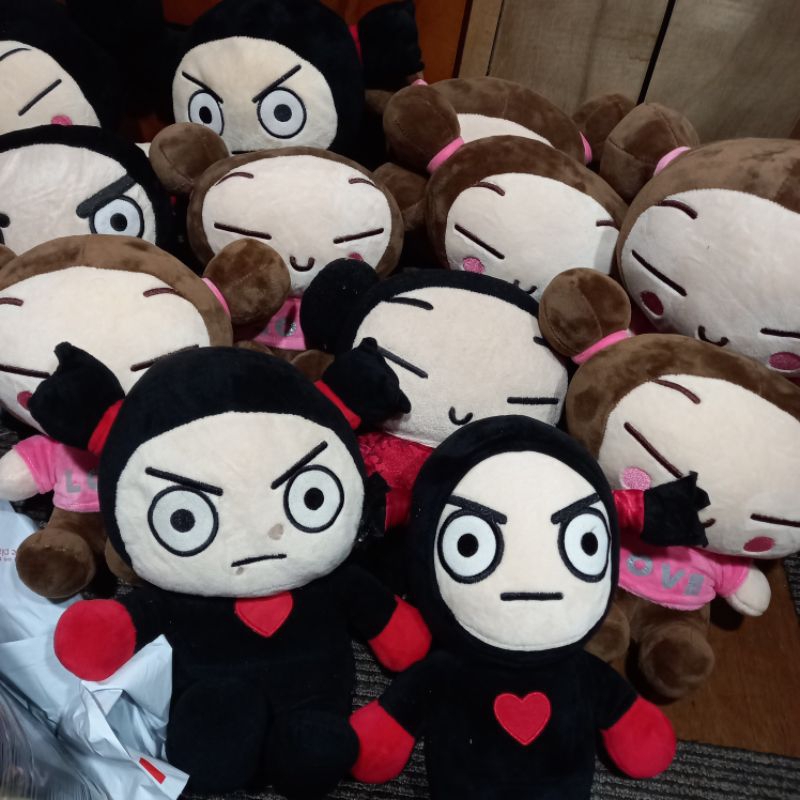 Pucca and Garu stuffed toys preloved | Shopee Philippines
