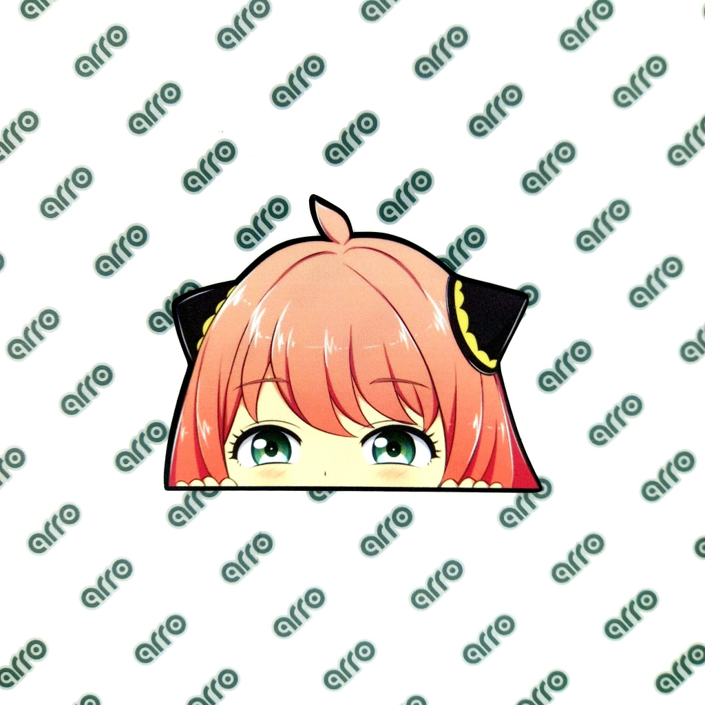 Anya Forger | SPY x FAMILY | Anime Peeker Sticker For Aquaflask ...