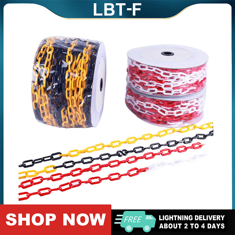 Plastic chain 6mm/8mmx25m Safety Chain Plastic Barrier Chain for Crowd ...