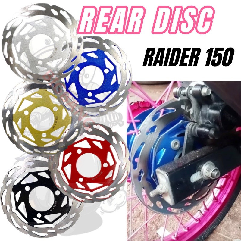 BIGBANG Motorcycle Suzuki Raider 150 Rear Plate Brake Disc 3 Holes(No ...
