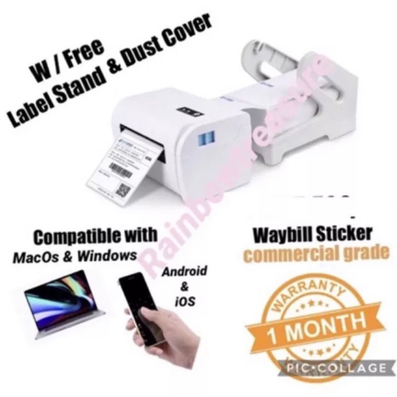 2nd hand Zjiang Zj-9200 USB+Bluetooth Thermal Waybill Printer | Shopee ...