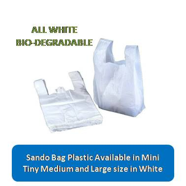 White Biodegradable Sando Bag for Multipurpose use | Shopee Philippines