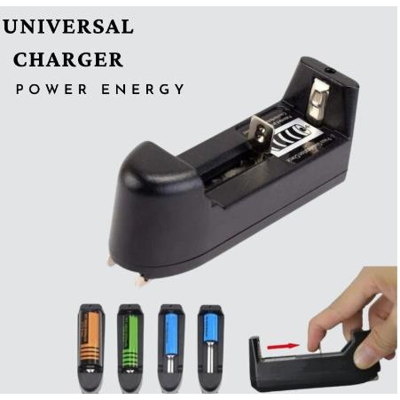 Universal single slot Charger For 3.7V Rechargeable Battery 18650 ...