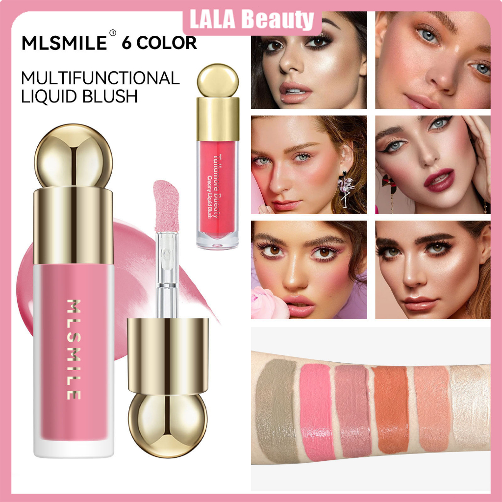 MLSMILE Liquid Blush Lips And Cheeks Multifunctional Contouring ...