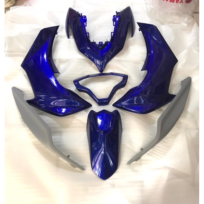 AEROX V2 BODY KIT 7pcs fairing set glossy blue 100% Yamaha genuine ...