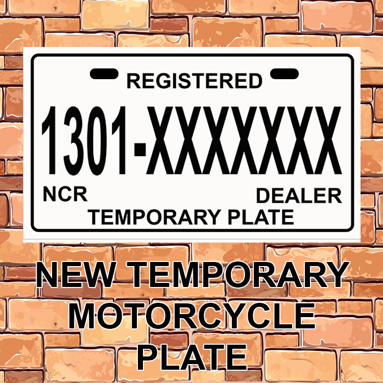 NEW TEMPORARY MOTORCYCLE PLATE BIG SIZE AND FOR REG PLATE 3MM ACRYLIC ...