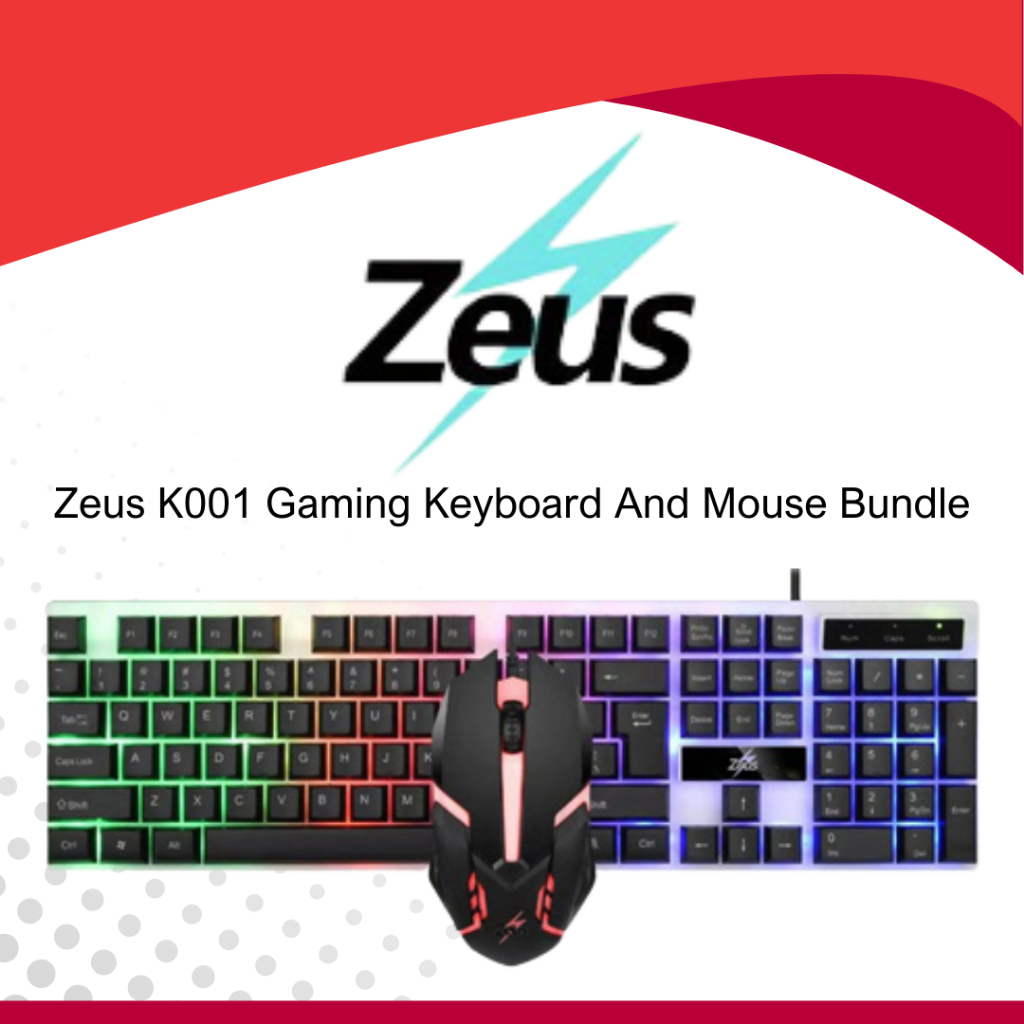 Com Hub PC | Zeus K001( Amazing Swiftness ）Gaming Keyboard And Mouse Bundle ( High Performance ...