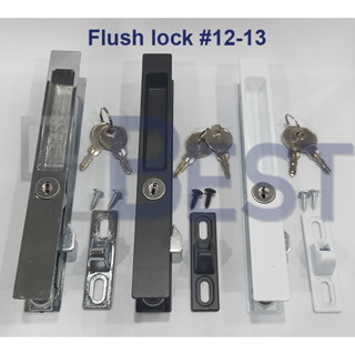 Matex flush lock 12-13 set with lock for sliding door flushlock ...