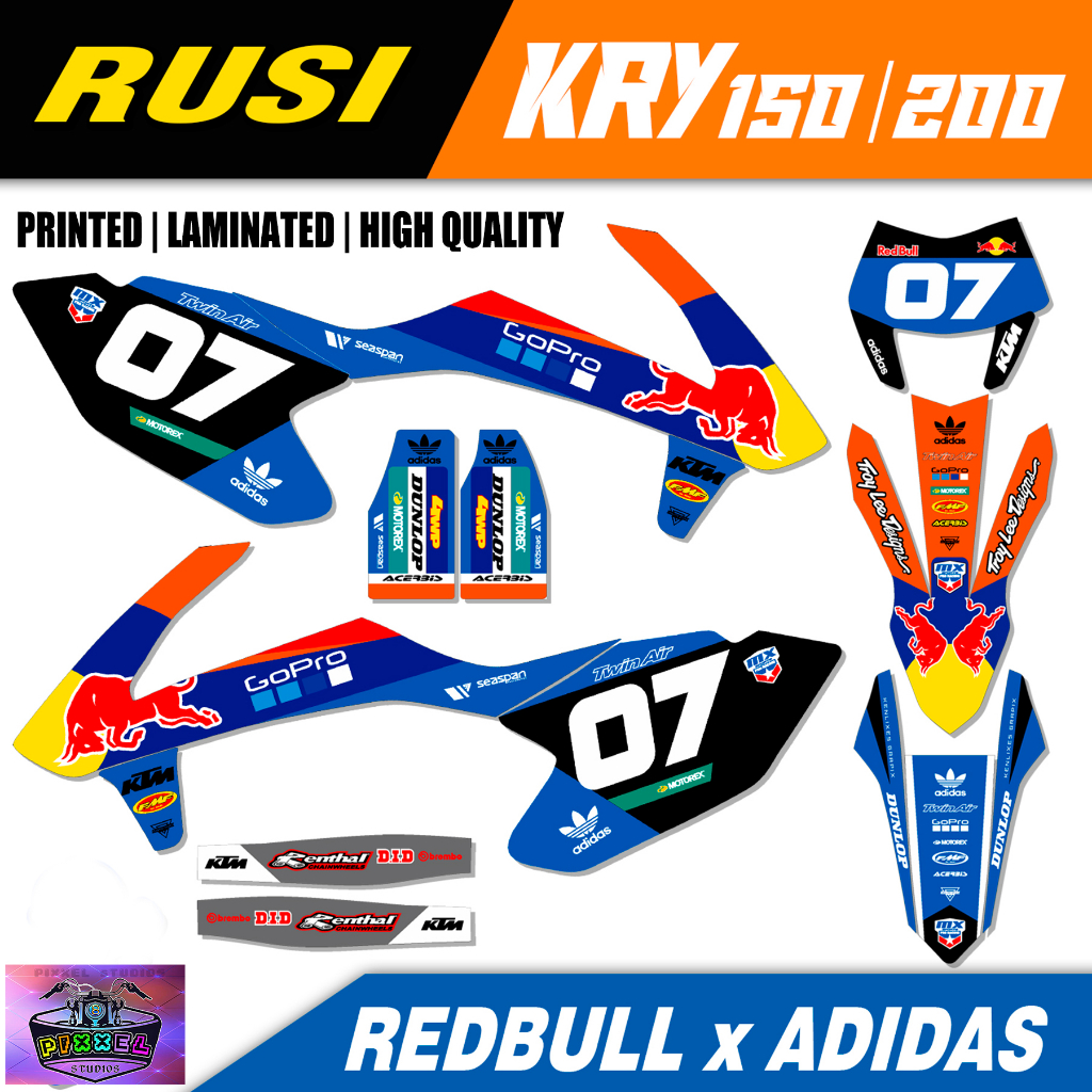 RUSI KRY 150/200 FULL DECALS | Shopee Philippines