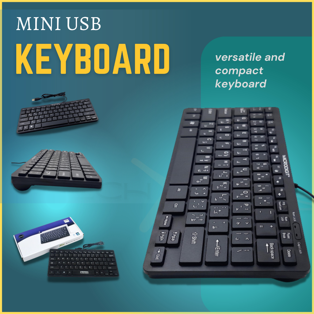 TX Mini USB Keyboard for PC and Computer Universal Compatibility and ...