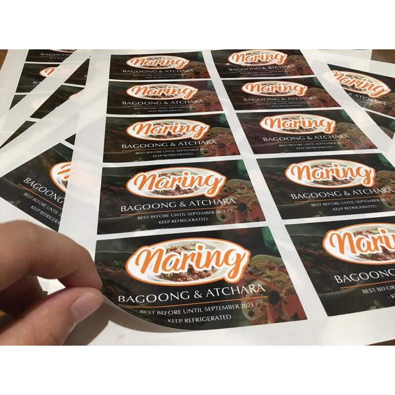 Label Stickers / Business Sticker / Vinyl Stickers Waterproof and Non ...