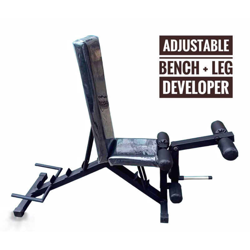 Adjustable Position Utility Bench with Leg Developer and High Density ...