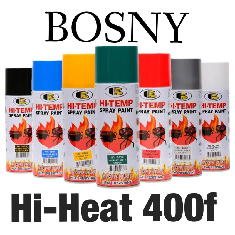 Bosny HI-HEAT 400f Spray (400cc) | Shopee Philippines