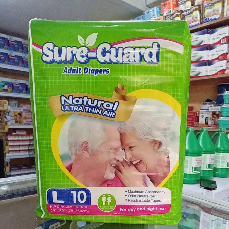 Sure-Guard Adult Diapers (Large) | Shopee Philippines