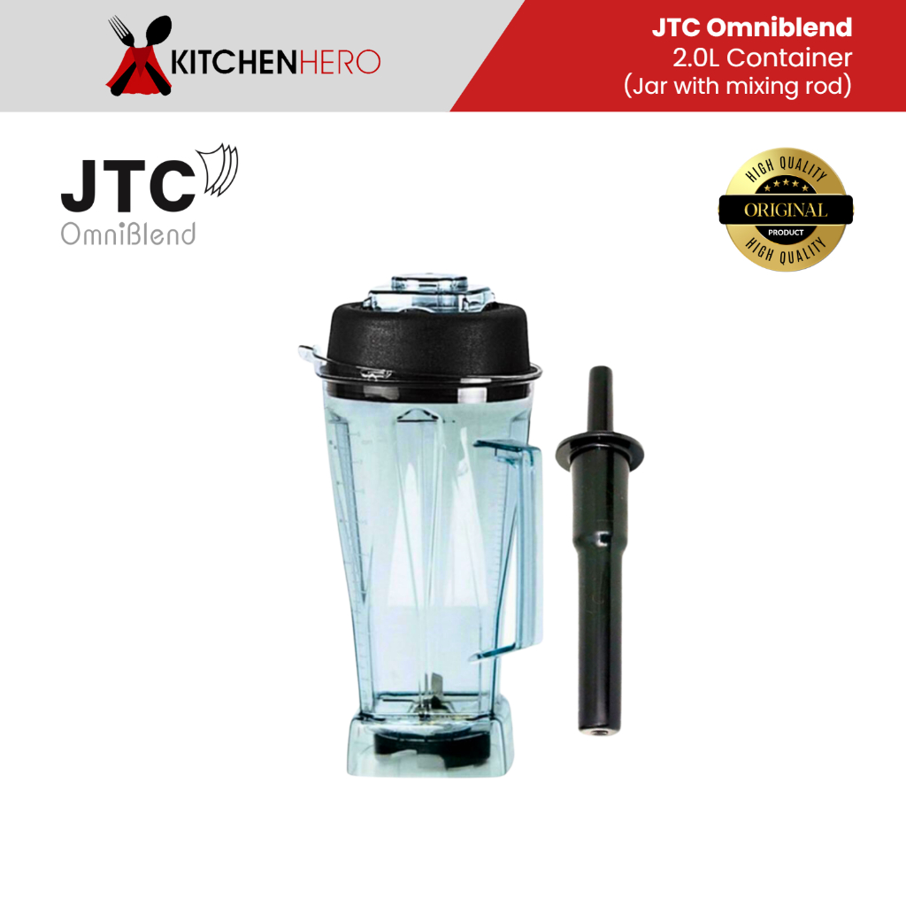 JTC Omniblend 2.0L container (jar,jug, pitcher) with mixing rod ...