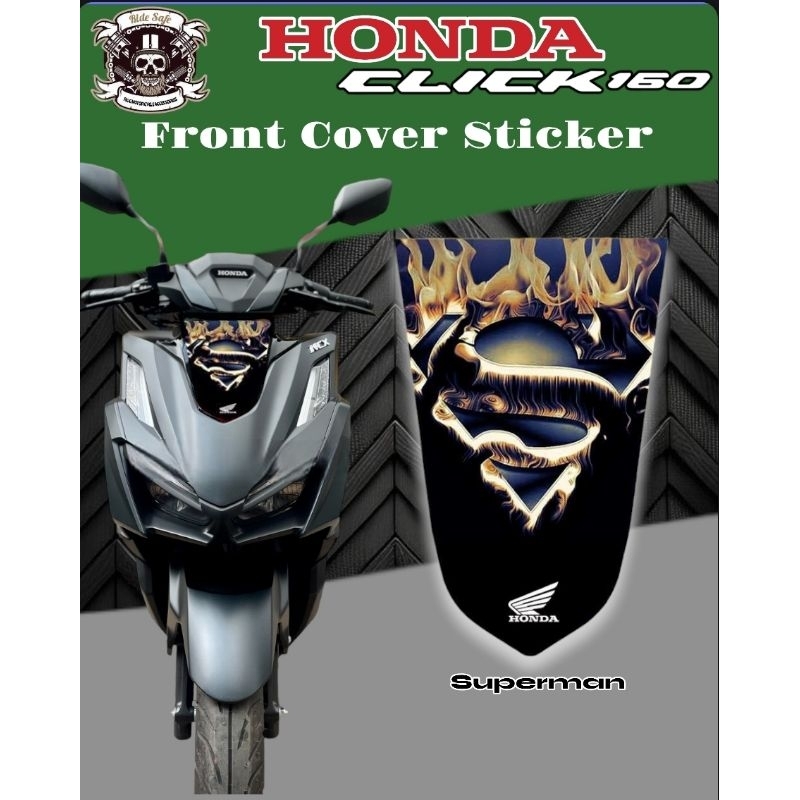Click 160 Front Cover Sticker / Click 160 Accessories / Click 160 ...
