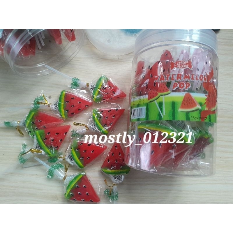 WATERMELON LOLLIPOP 30pcs | Shopee Philippines