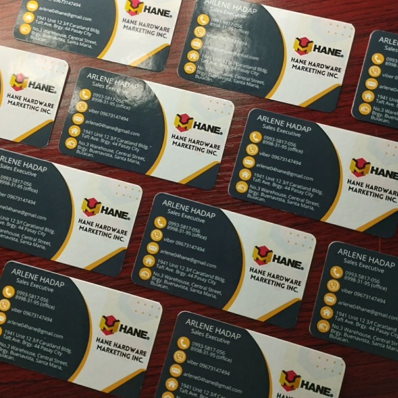 PERSONALIZED CALLING CARDS / BUSINESS STICKERS | Shopee Philippines