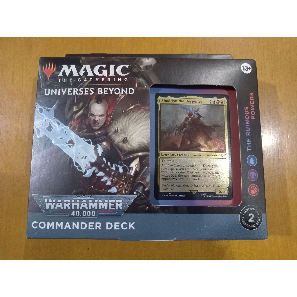 MTG The Ruinous Powers Warhammer 40,000 Commander Deck Magic: the ...
