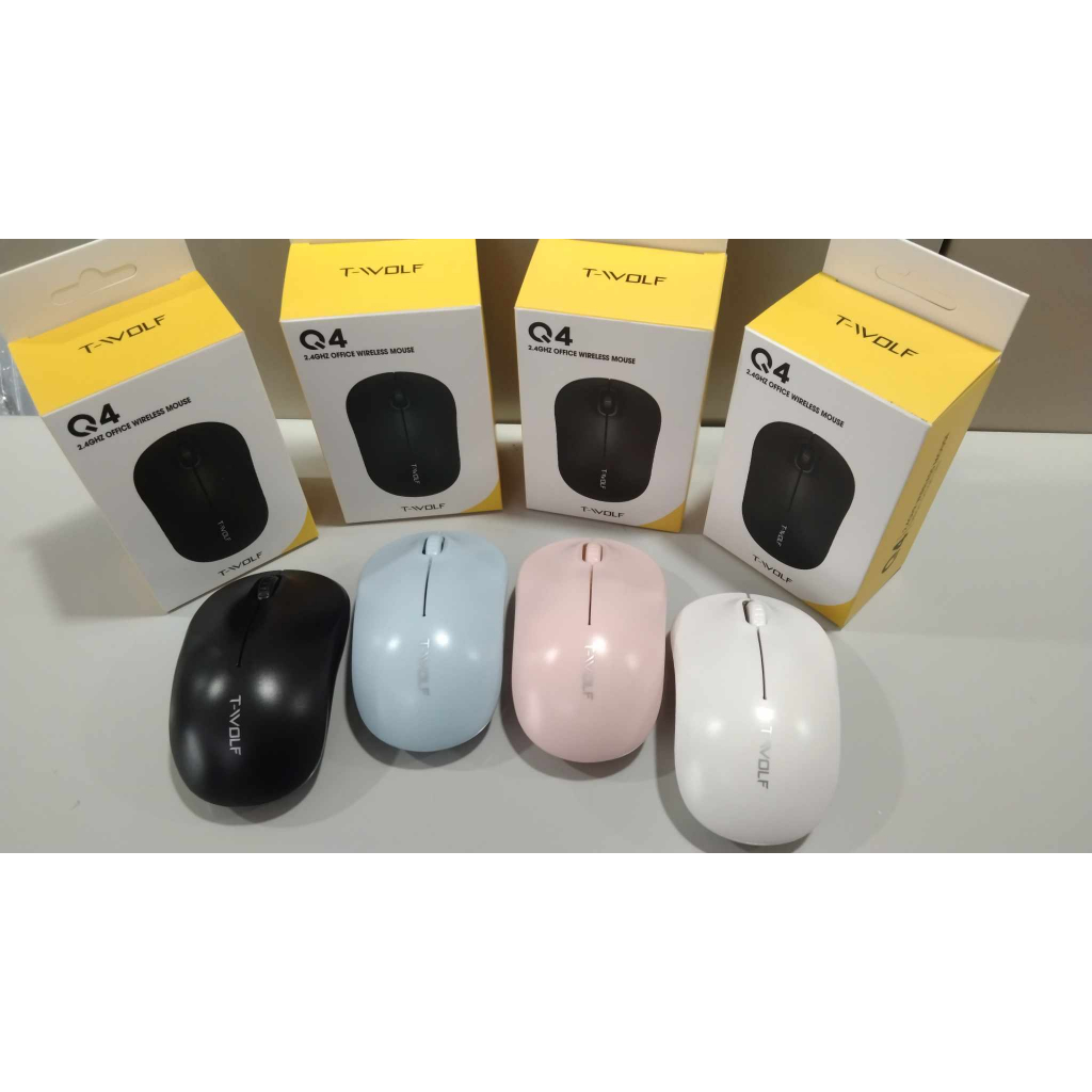 Q4 T-WOLF Bluetooth Wireless Mouse with Receiver (Random Colors) SOLD ...