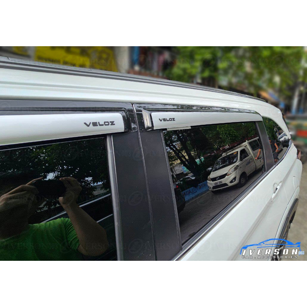Two Tone Design Door Visor Rain Gutter for Toyota Veloz 2022 to 2023 ...