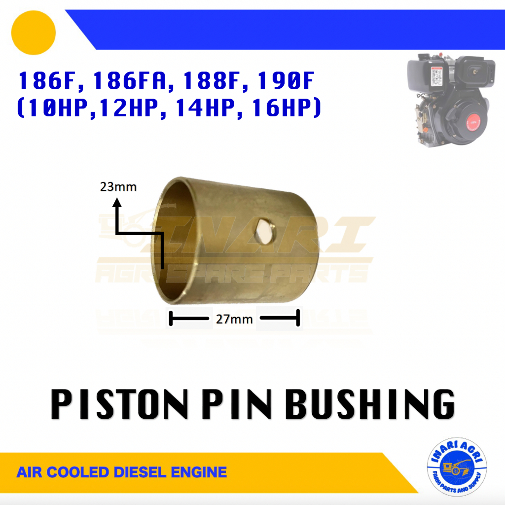 PISTON PIN BUSHING 186F 186FA 188F 190F 10HP 12HP 14HP 16HP AIR COOLED ...