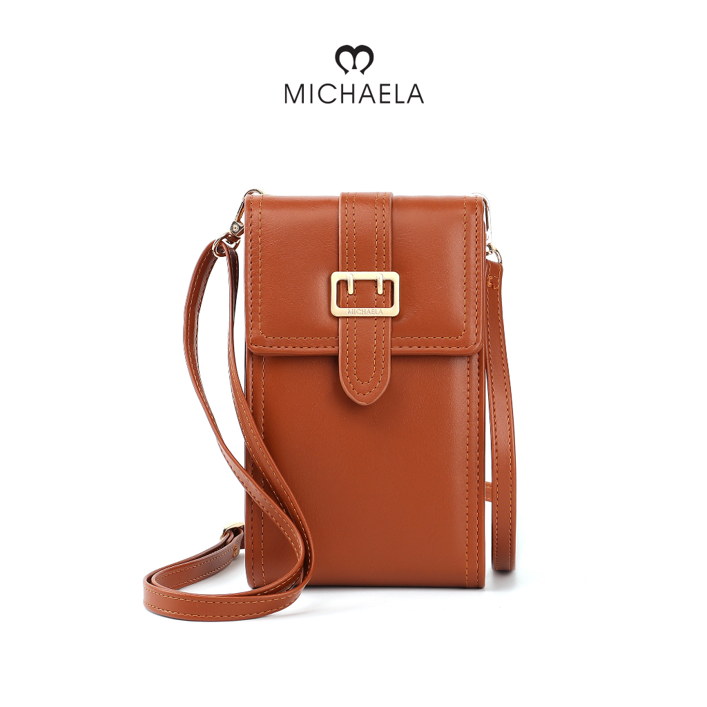 MICHAELA Chic Crossbody Phone Purse with 6 Card Slots Anti-Theft Zipper ...