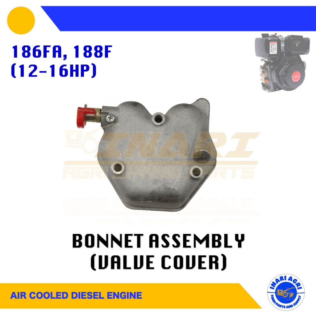 CYLINDER HEAD COVER BONNET ASSY VALVE COVER 186FA 188F 12HP 14HP 16HP ...
