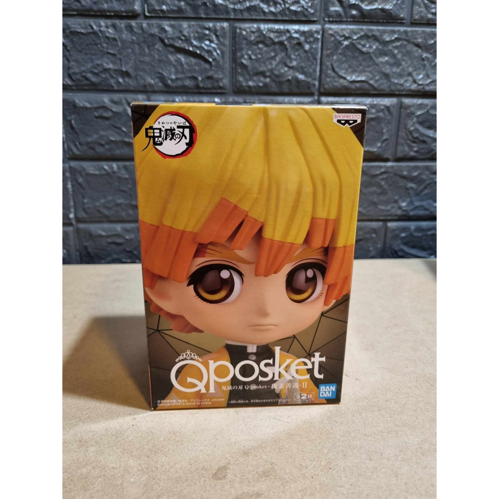 Demon Slayer Zenitsu Qposket Bandai Banpresto Authentic Figure | Shopee ...