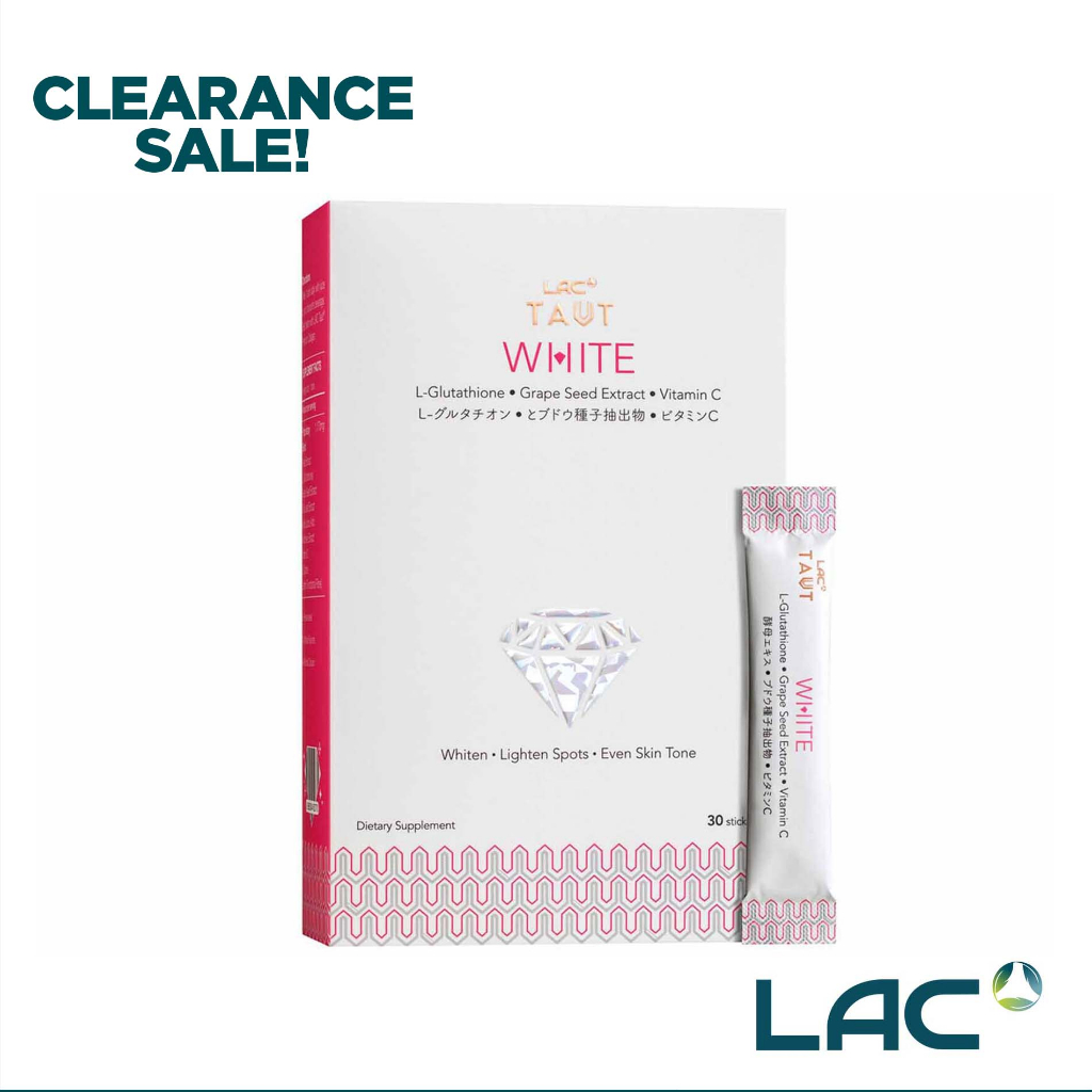 LAC Taut White 1.2g x 30 sticks (Best by: February 2023) | Shopee ...