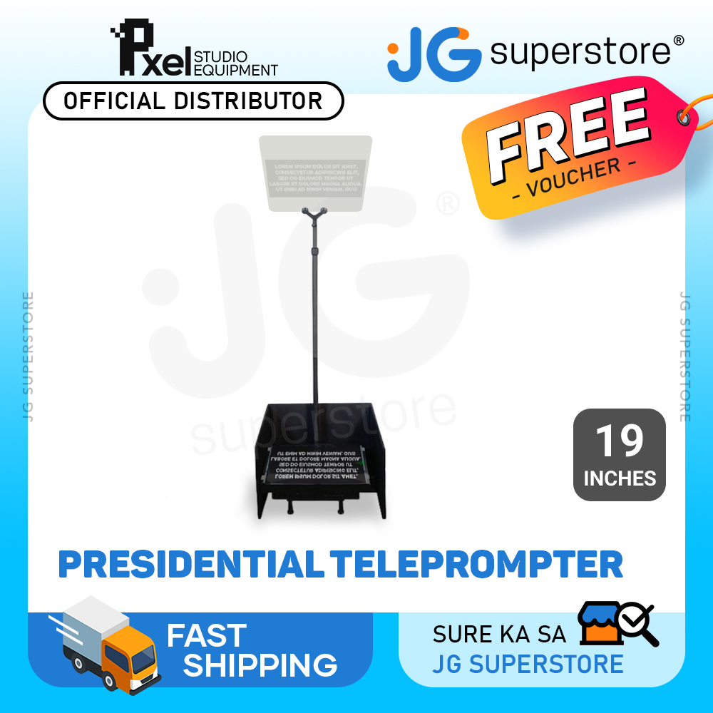 Pxel X-19 Presidential Speech Teleprompter - 19 Inch Display, 300 Nit ...