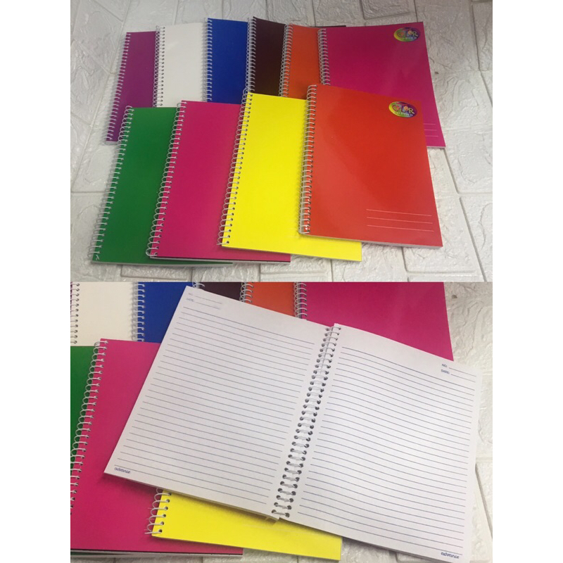 Spiral Spring notebook/School Supplies/random colours(80leaves ...