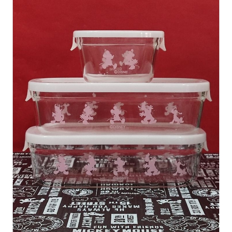 Mickey and Friends Pack and Range Food Container IWAKI PYREX | Shopee ...