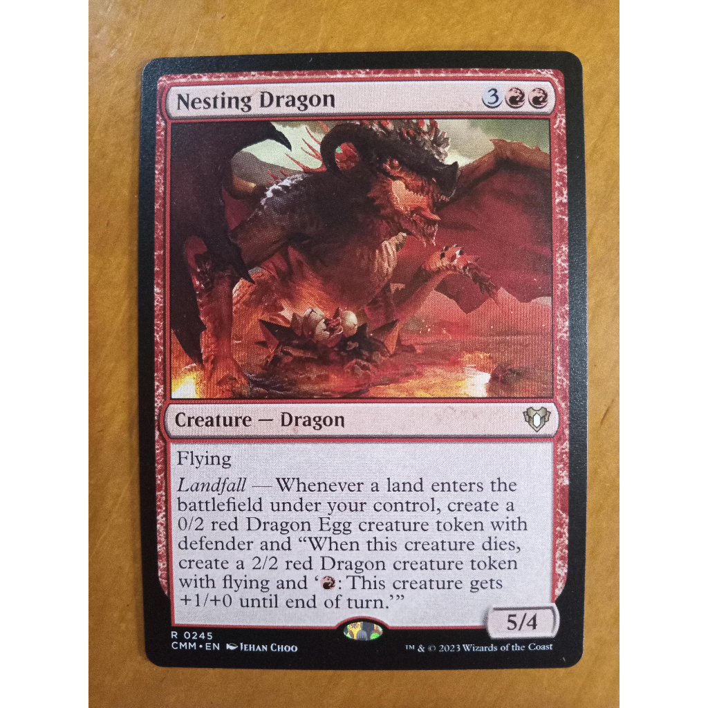MTG Nesting Dragon Rare Commander Masters Magic: the Gathering English ...