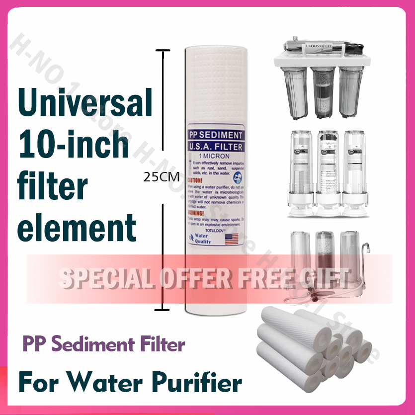 10 Inches PP Sediment Water Filter Cartridge Replacement 1st Stage ...