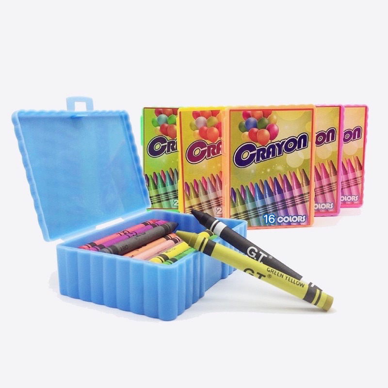 grayon case 24colors/16colora crayon case wala kasama crayons school ...