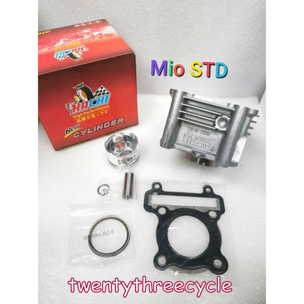Hachi Cylinder Block For mio Std / Mio 54mm / Mio 59mm / Mio i 125/m3 ...