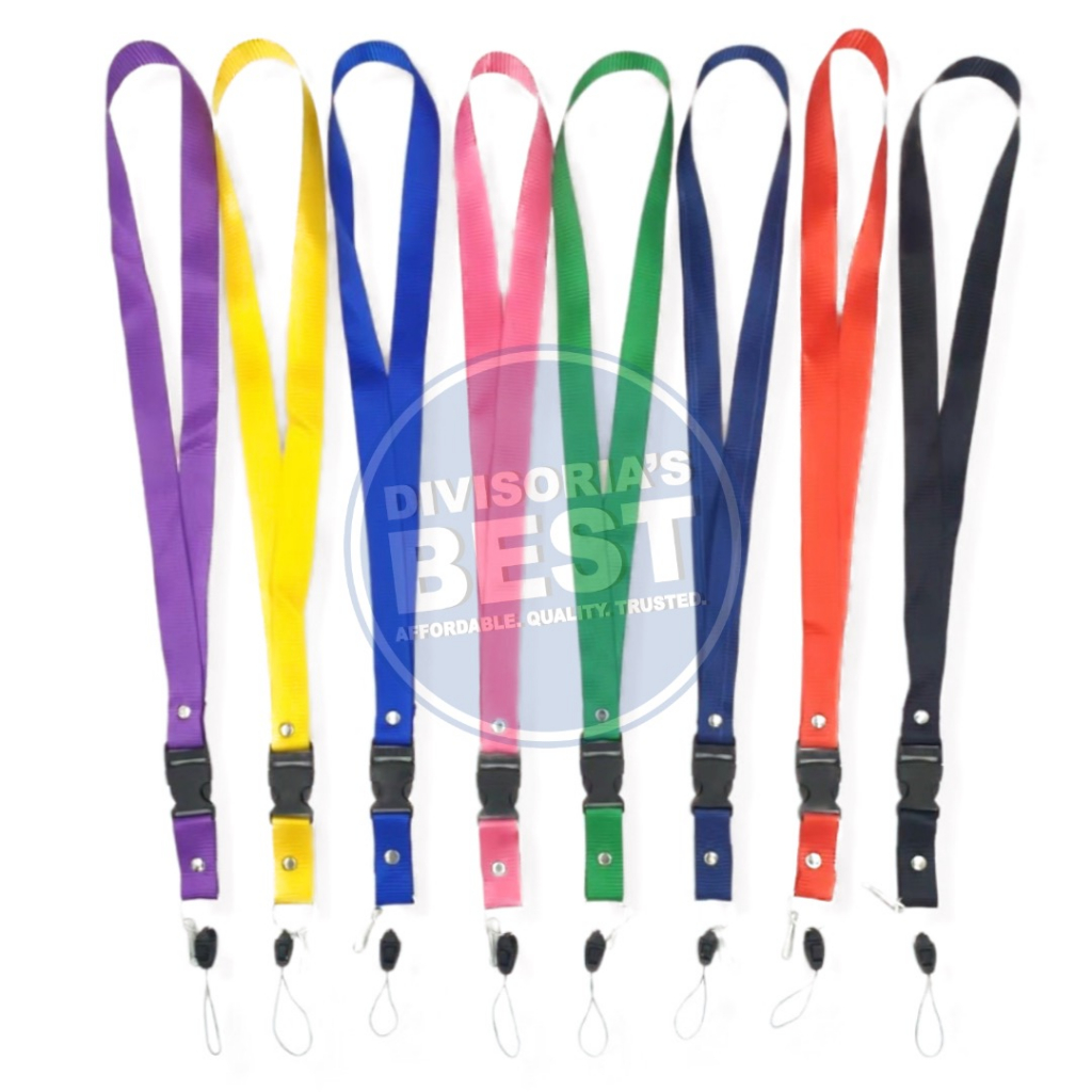 Plain colored lanyard ID Lace Lanyard ID Sling ID Holder School office ...