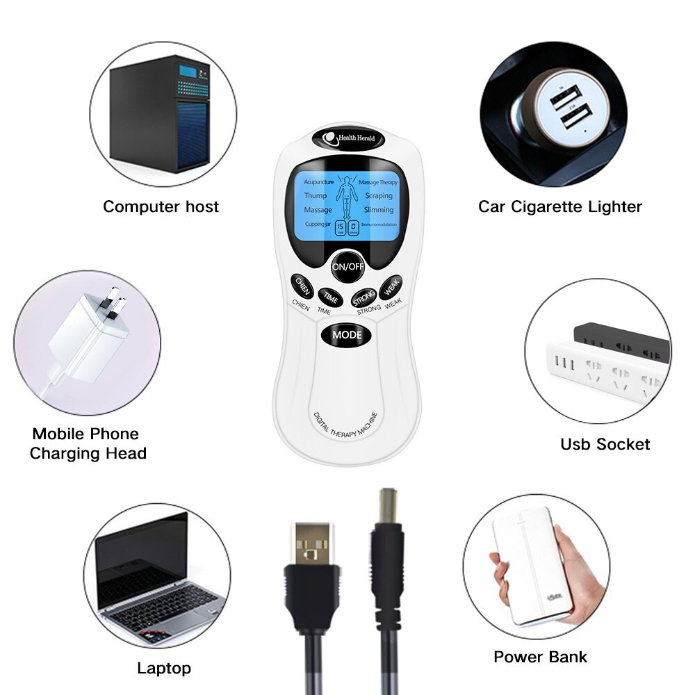 New Digital Therapy Acupuncture Full Body Massager Machine Muscle ...