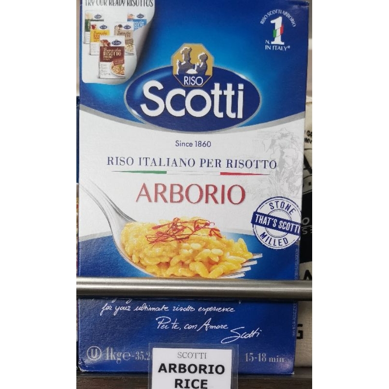 Scotti Arborio Rice for Risotto 1 kg | Shopee Philippines
